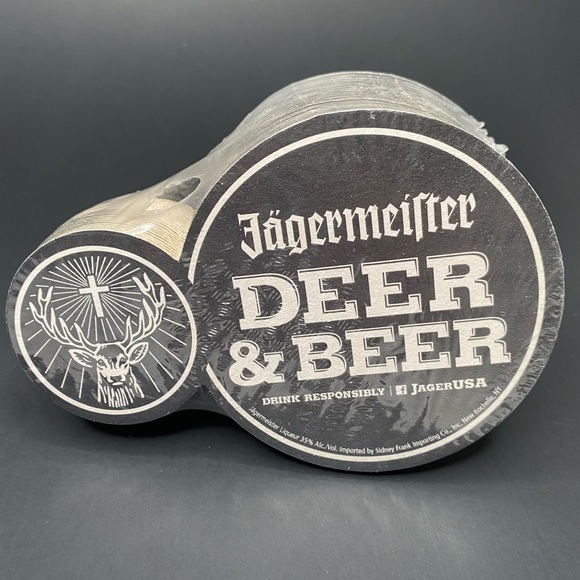 Jagermeister | Dining | New 25 Pk Jagermeister Logo Deer Shot Beer ...
